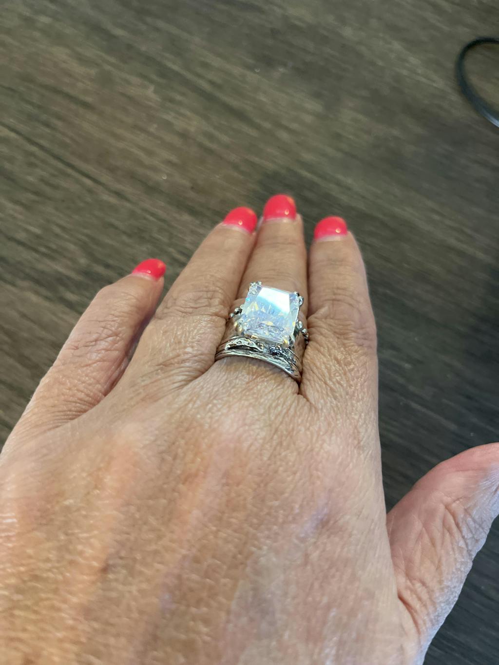 Sterling Silver CZ Shield Ring – Jean Rachel Jewelry