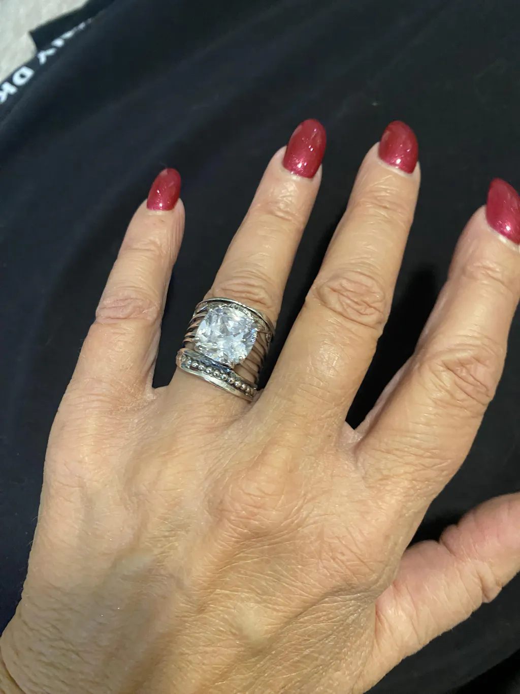 Sterling Silver CZ Shield Ring – Jean Rachel Jewelry