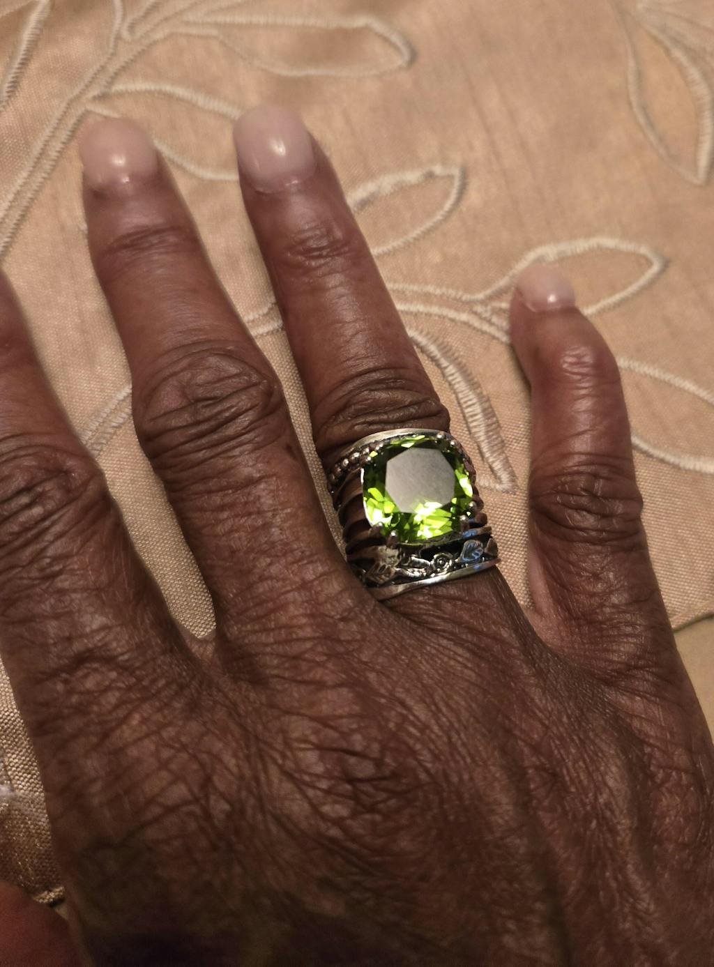 Sterling Silver CZ Floral Ring – Jean Rachel Jewelry