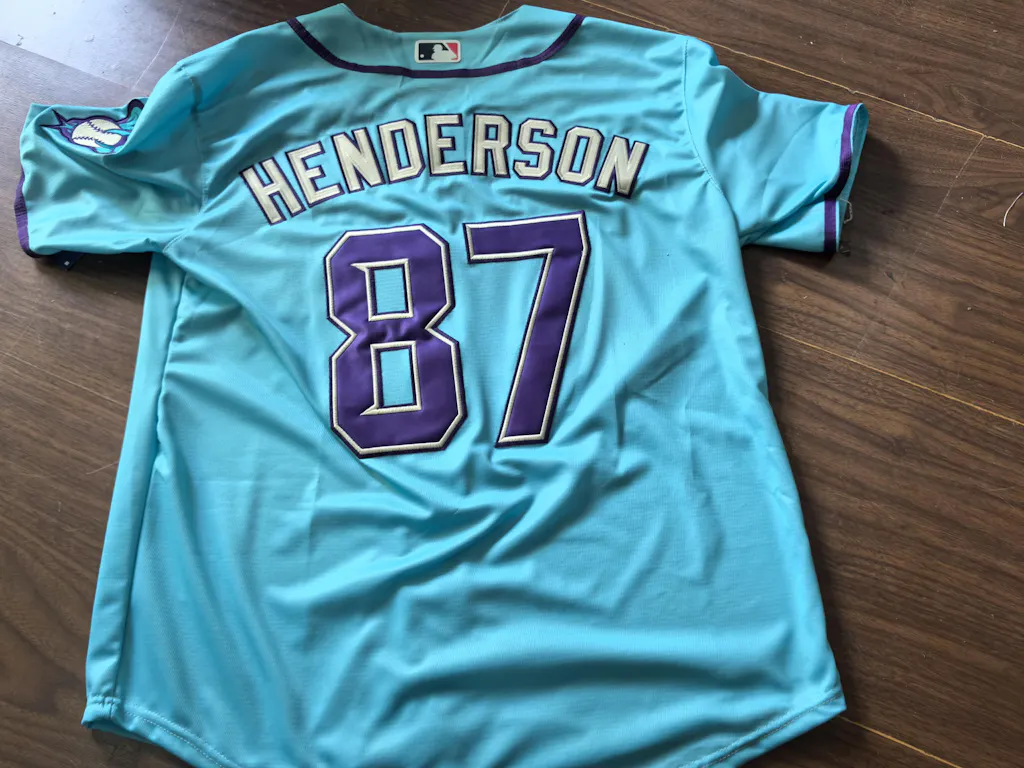Men's 2024 Arizona Diamondbacks Teal Purple Jersey - All Stitched ...