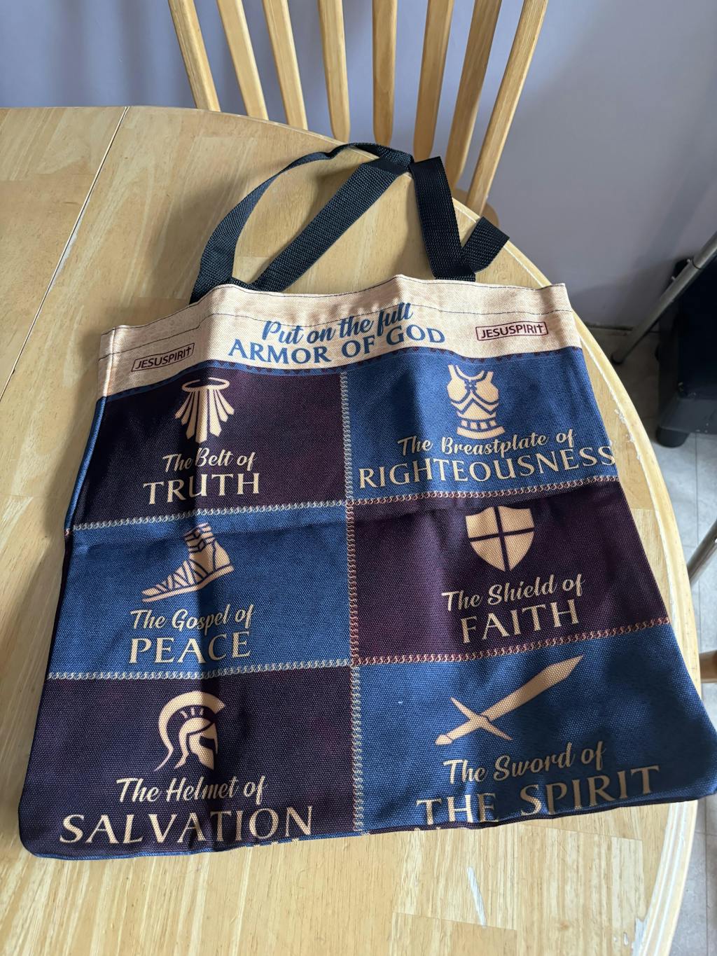 Awesome Christian Tote Bag - For God Has Given Us A Spirit Of Power An ...