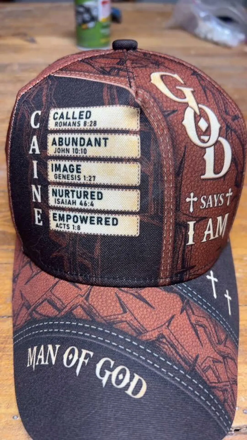 Man Of God | Personalized Classic Cap – Jesuspirit