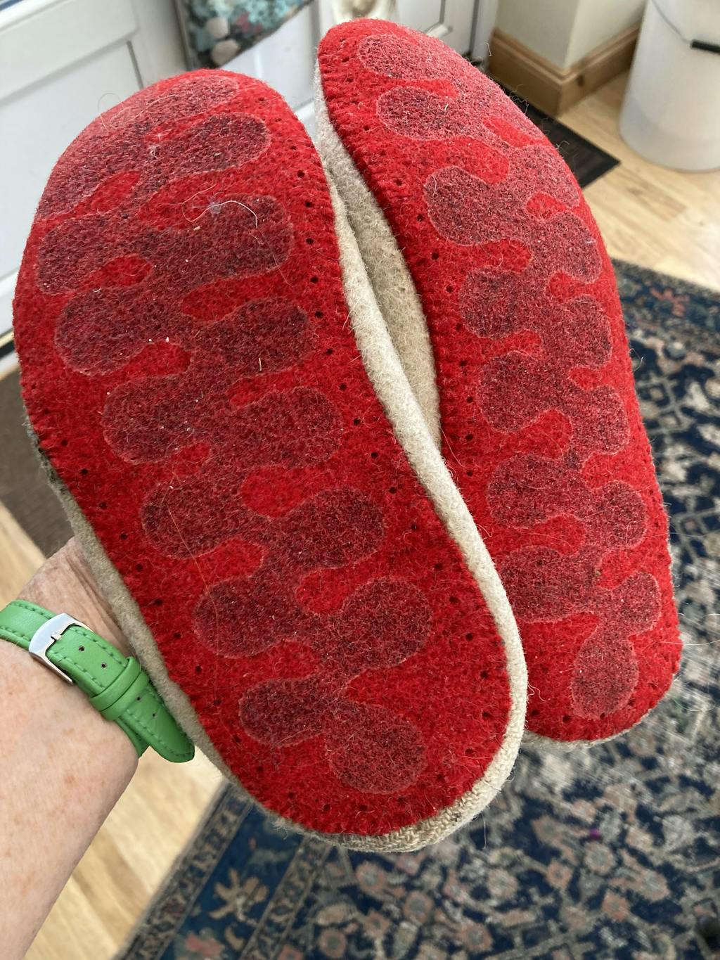 Thick Wool Felt Soles with Latex Grip - Adult sizes – Joe's Toes