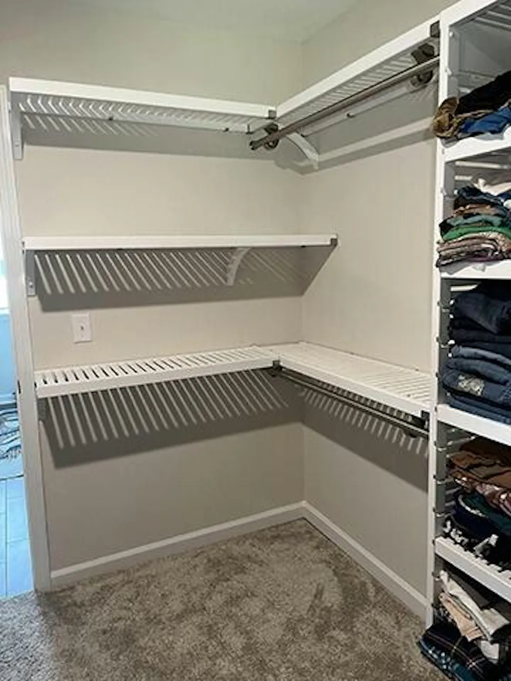 6ft. Solid Wood Closet Shelf Kit | Premium Wall-Mounted Storage – John ...