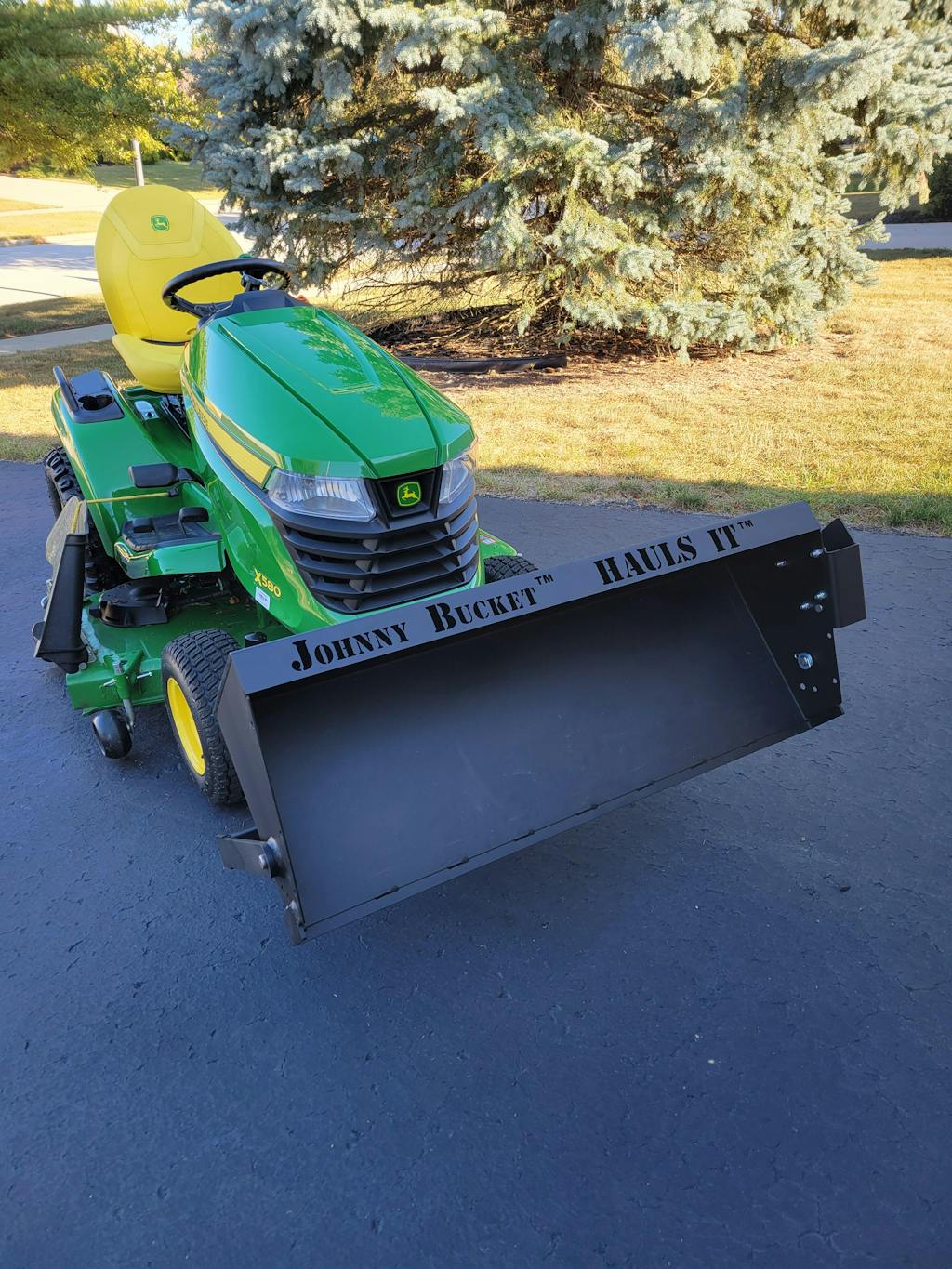 Johnny Bucket | Electric Front-End Loader for Garden Tractors – Johnny ...