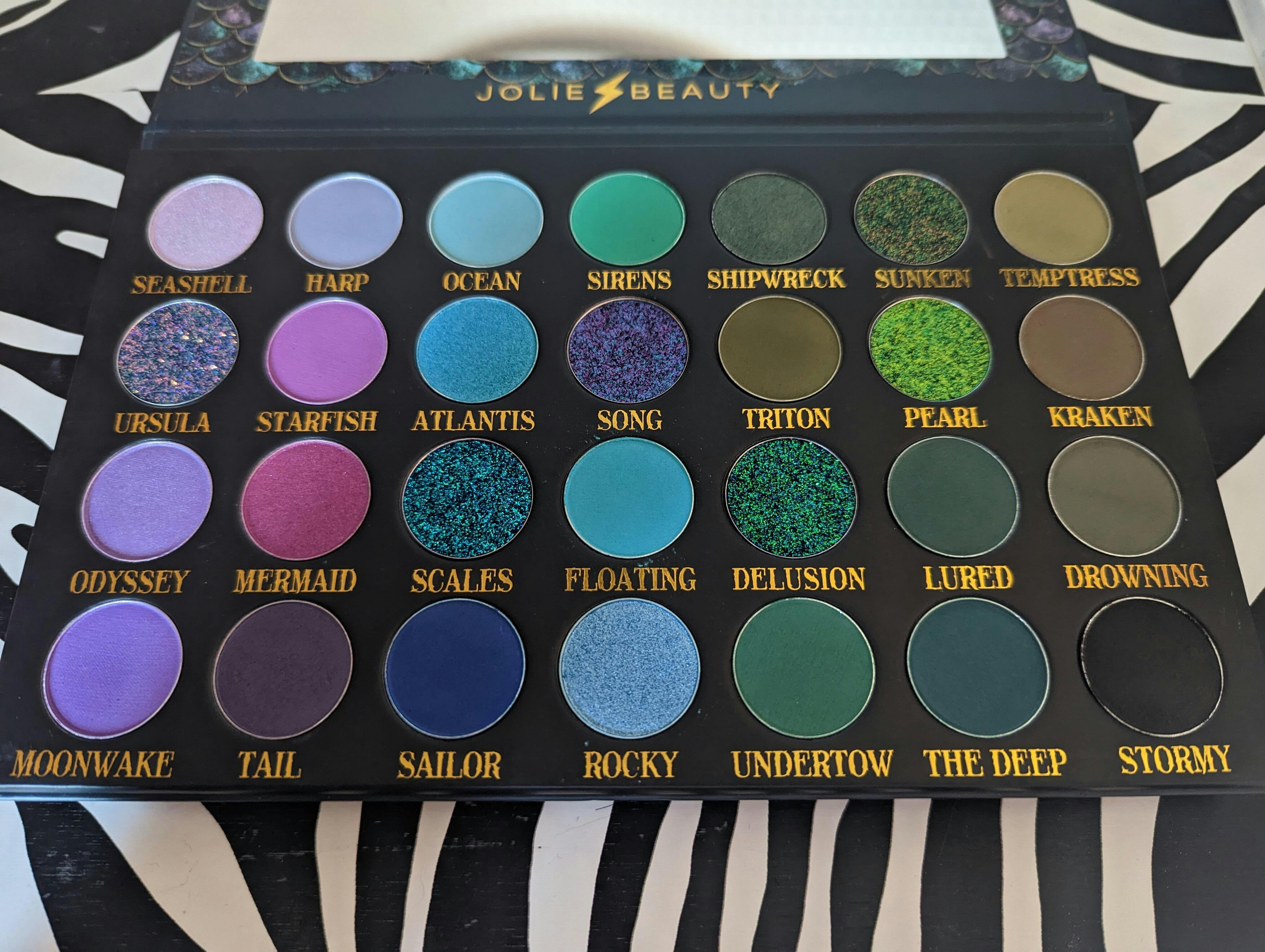 Sirens Palette - Mermaid Eyeshadow Palette - Jolie Beauty