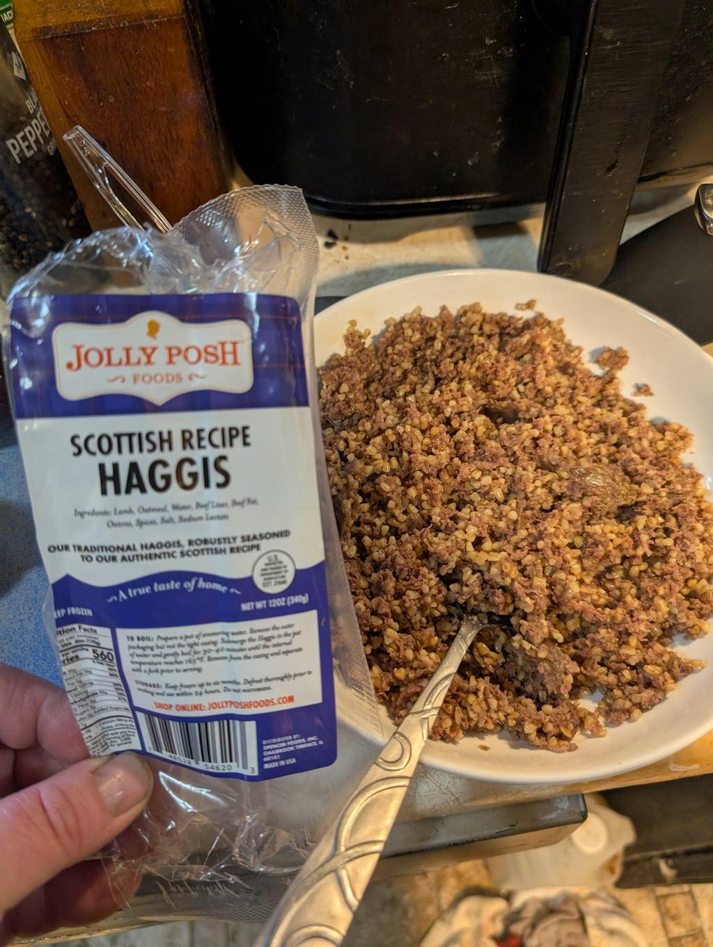 Scottish Haggis: 12oz – Jolly Posh Foods