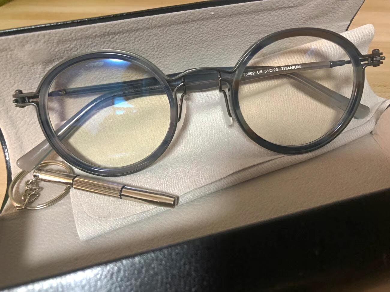 Tate Vintage Round Acetate Glasses Frame – Jollynova