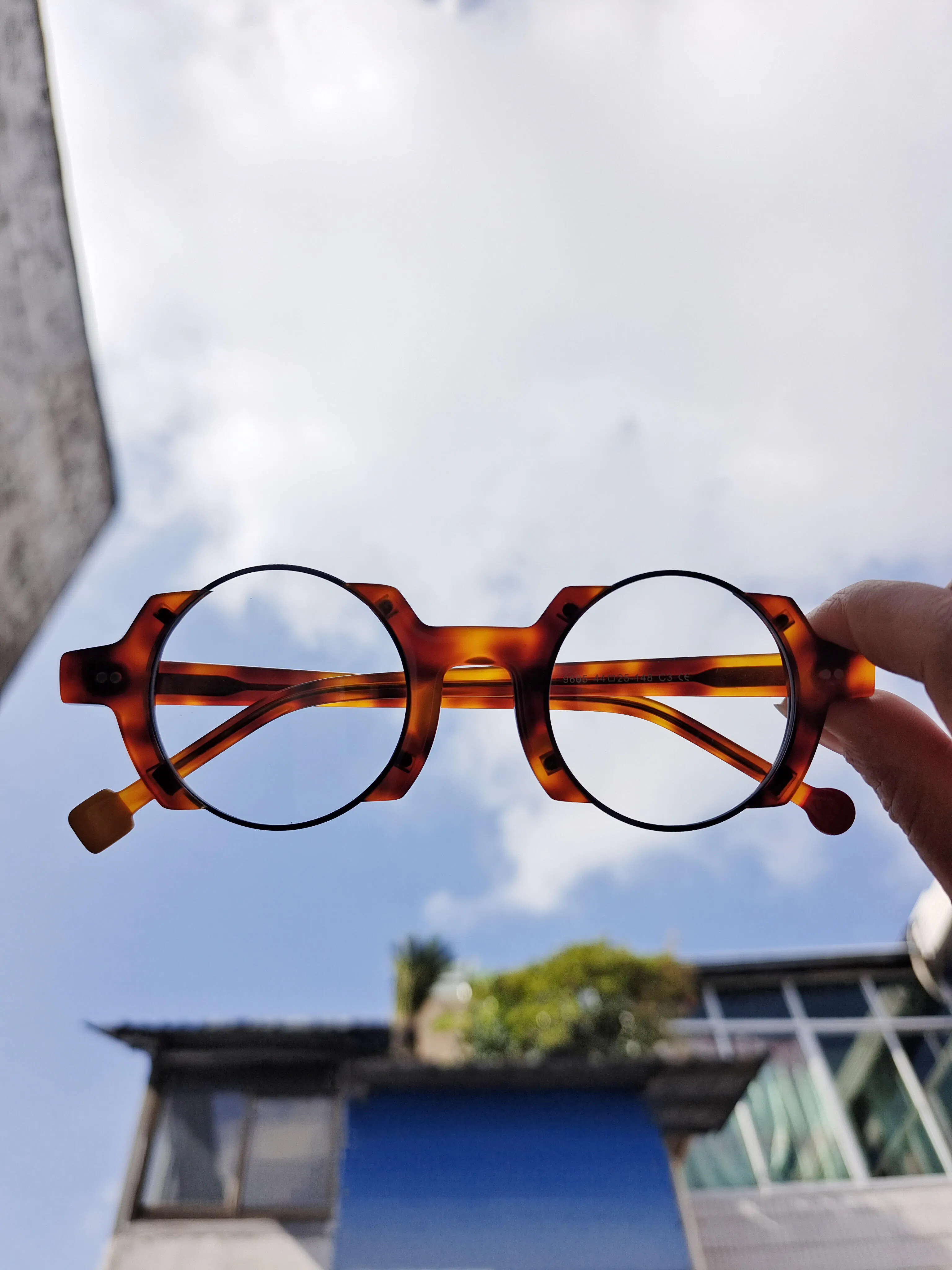 Sinjin Round Acetate Personalized Eyeglasses Frames – Jollynova