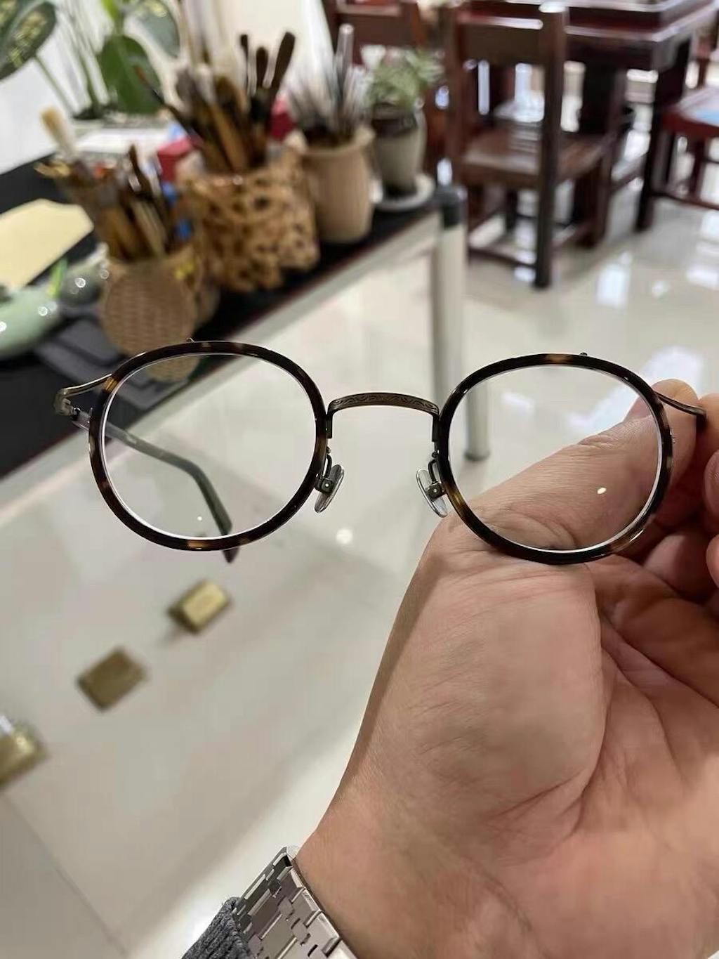 Hank Premium Series Vintage Acetate Round Glasses Frame – Jollynova