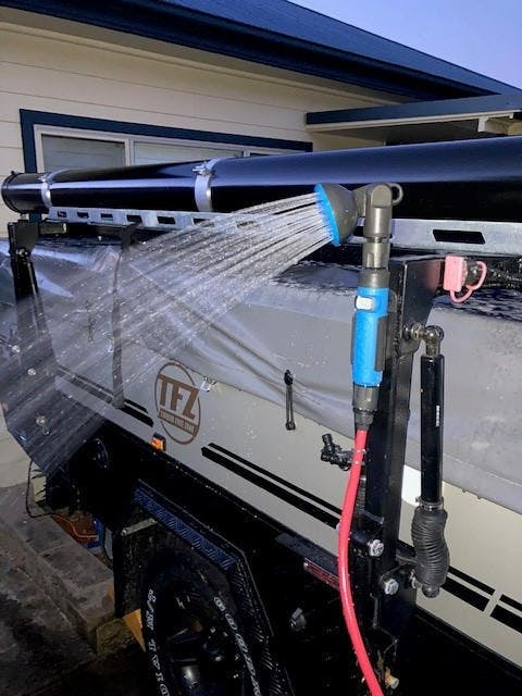 Portable Shower Head - Two Room Shower Tent | Joolca UK