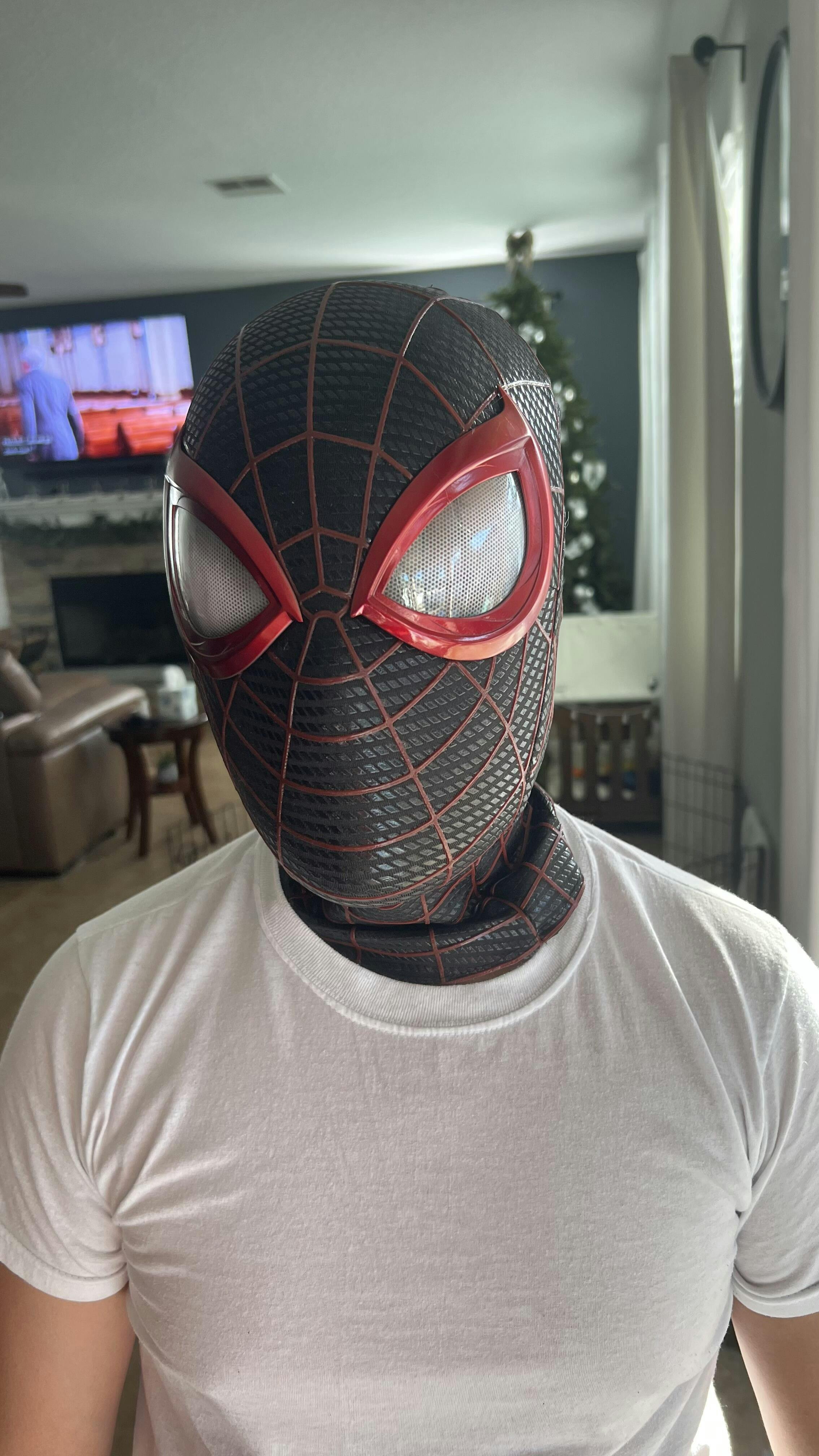 PS5 Spidey Mask with Faceshell and Lenses Wearable Video Game Prop Rep ...