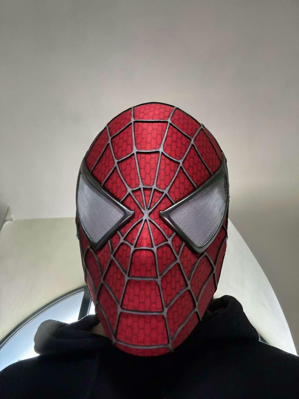 Sam Raimi Spidey Mask (Adults) with Face shell & 3D Rubber Web, Wearab ...