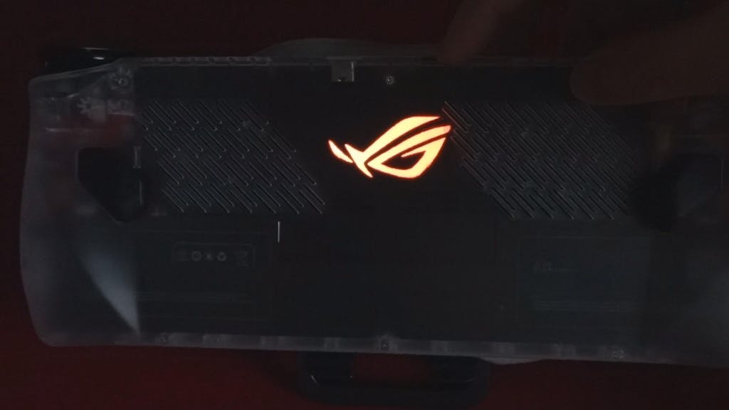 Transparent Back Plate for ROG Ally RGB & Heat Sink