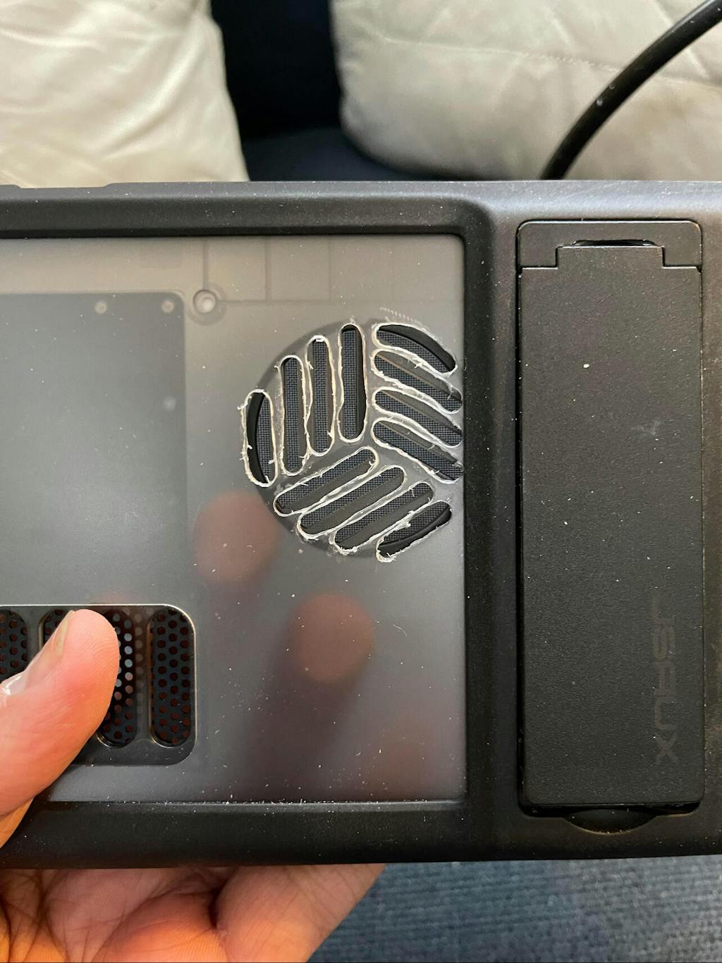 RGB & Vents Transparent Back Plate for Steam Deck LCD & OLED