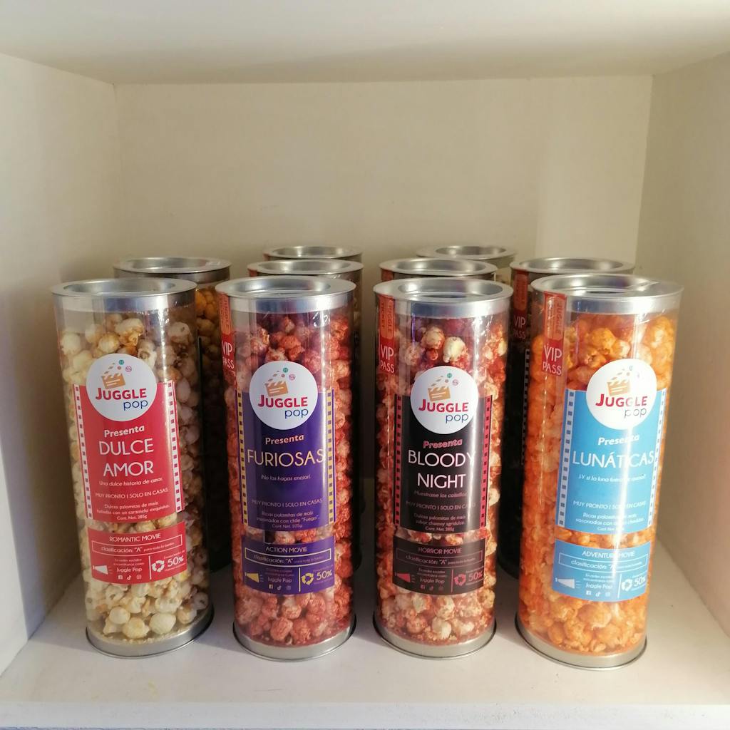 Cilindro Palomitas Dulce Amor (Caramelo) – Juggle Pop