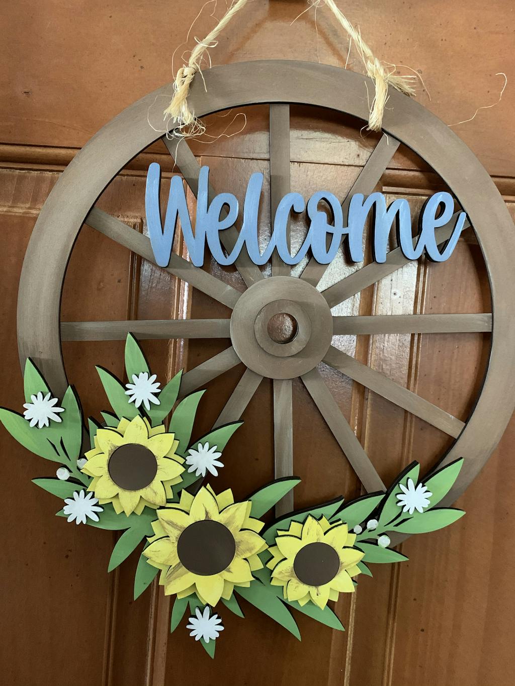10.5" Wagon Wheel Sign (Interchangeable) – Julie Did It Studios