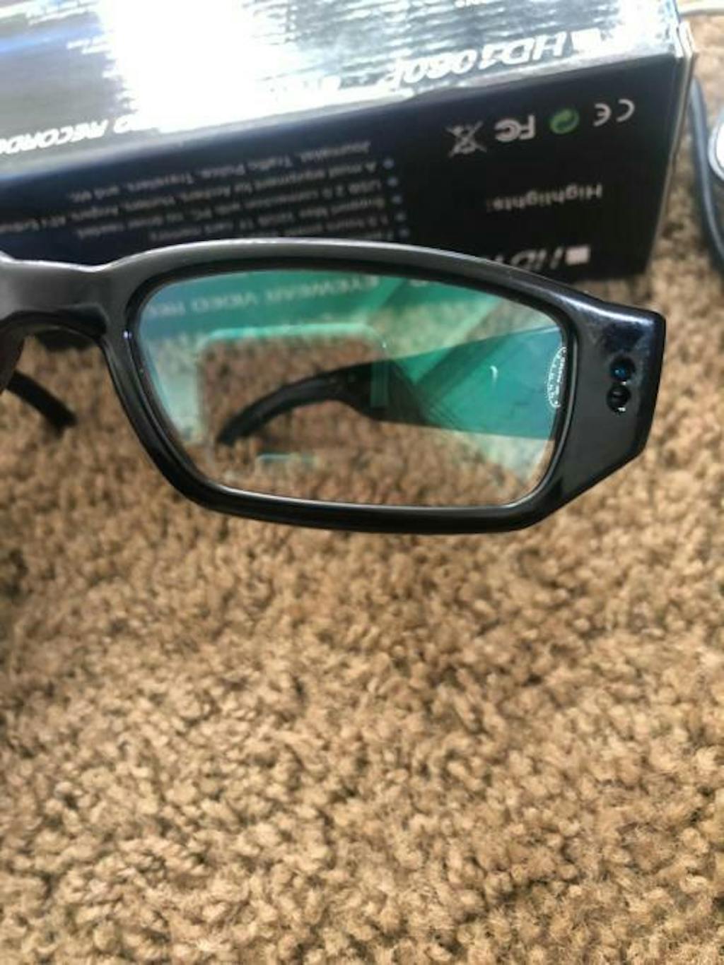 Clear View 4K Video Recording Surveillance Camera Eye Glasses - Junional