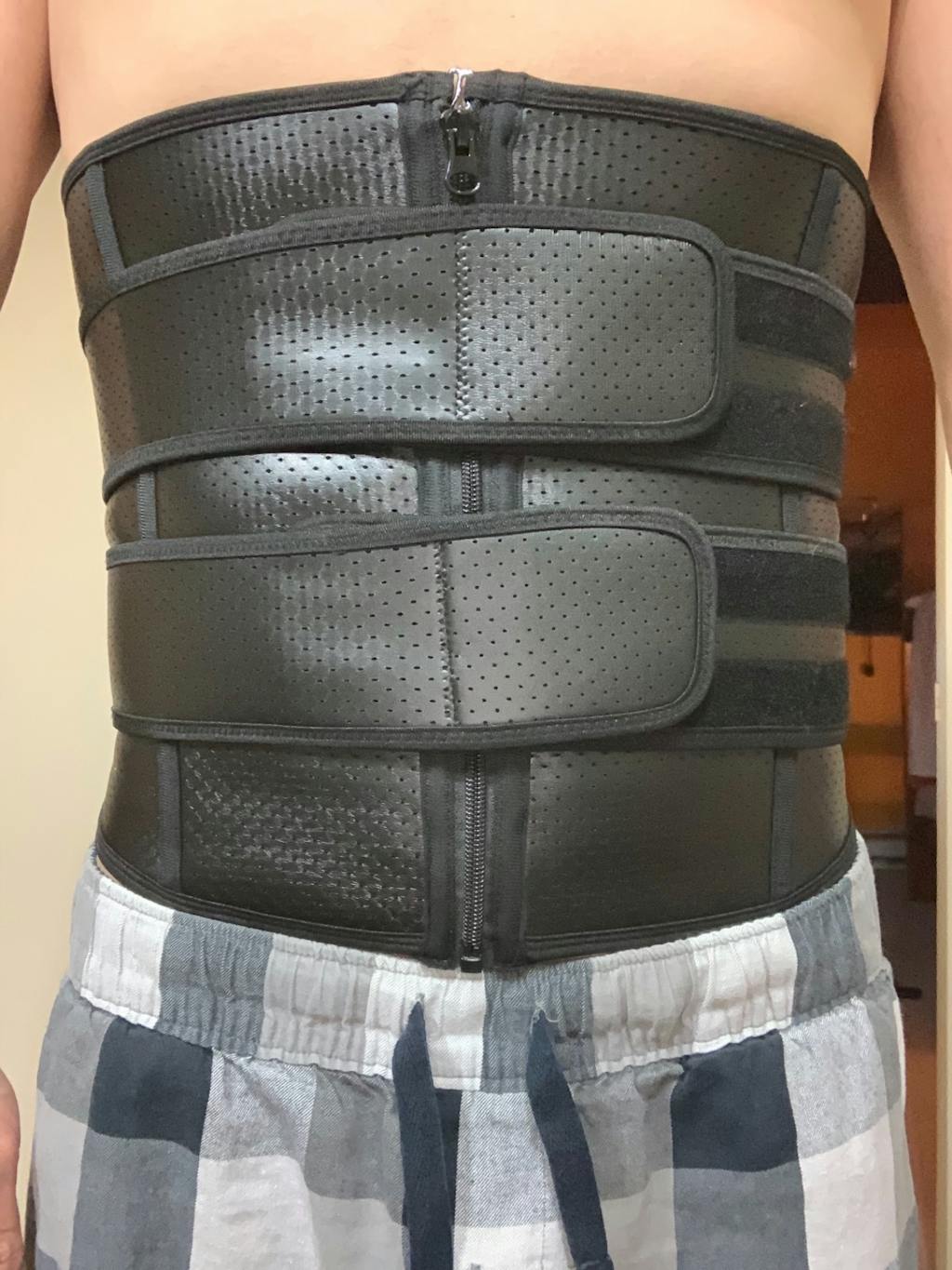 Junlan Men Double Straps Tummy Control Waist Trainer