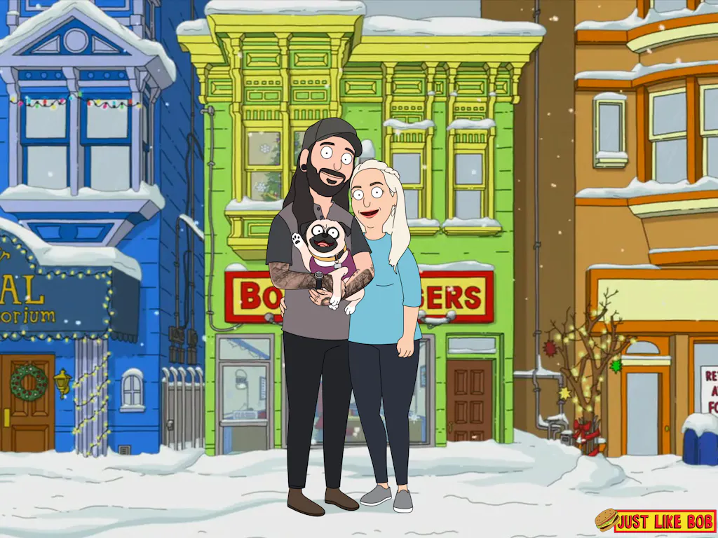 Personalized Just Like Bob Character Portrait | Just Like Bob