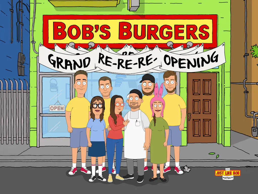 Personalized Just Like Bob Character Portrait | Just Like Bob