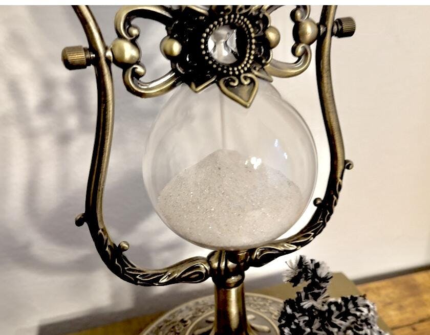 Vintage Rotating Hourglass Kit Justhourglasses