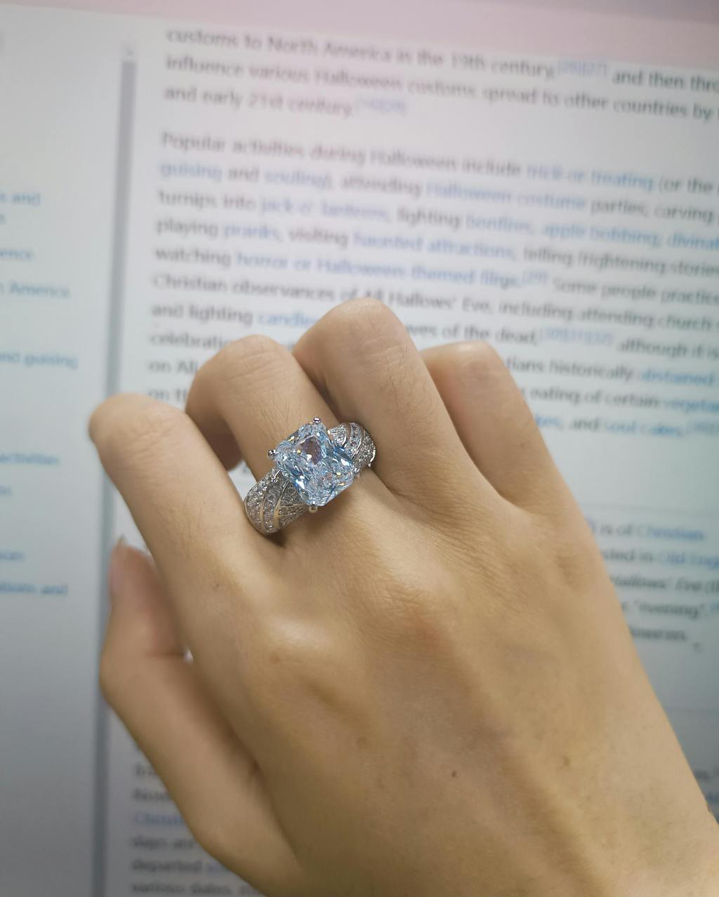 Jzora handmade 5ct emerald cut luxury sterling silver ring – Jzora Jewelry