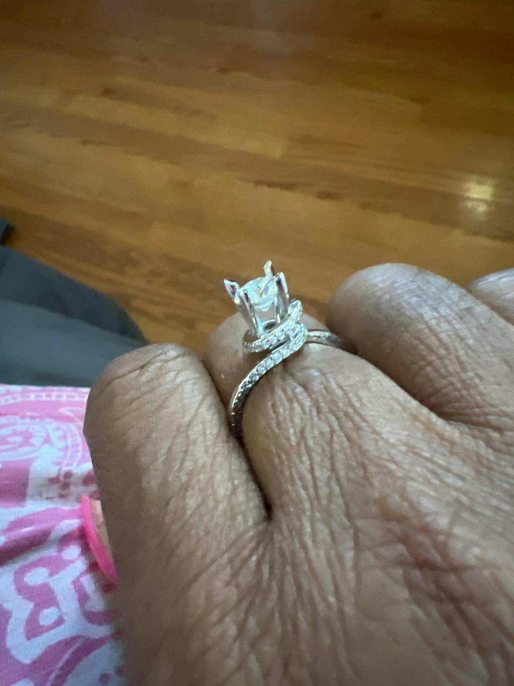 Jzora handmade 1ct round cut Moissanite sterling silver ring – Jzora ...