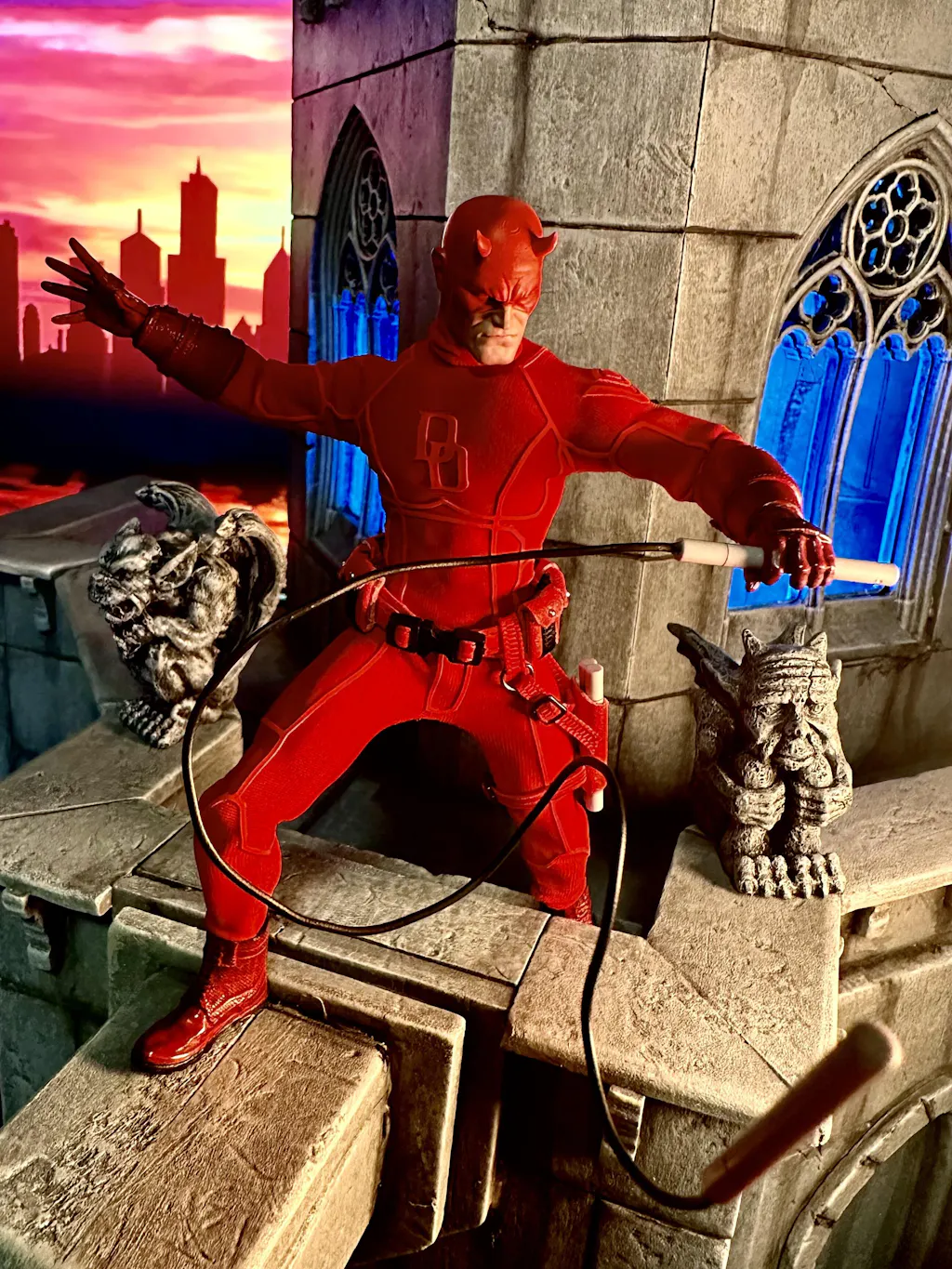 1:12 Scale Daredevil Inspired Red Suit | Fits NW Body & Medium Bodies ...