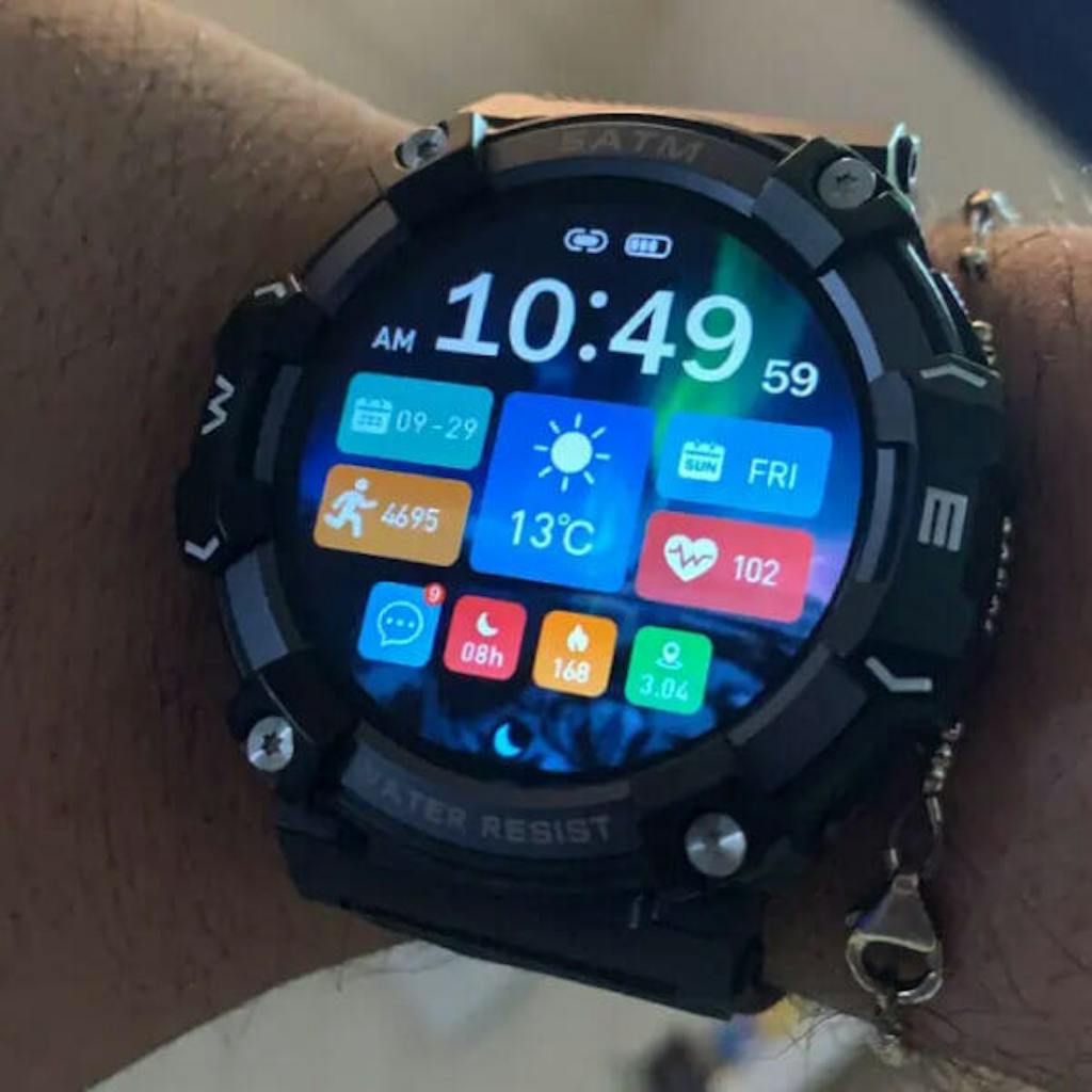 Titan PG Tactical Smartwatch – Rugged Military Design, Waterproof, Hea ...