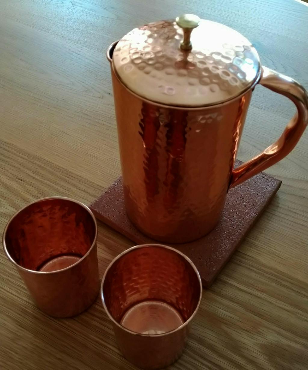 Ayurvedic Pure Copper Pitcher | Handmade Copper Water Jugs | Kaarigar ...