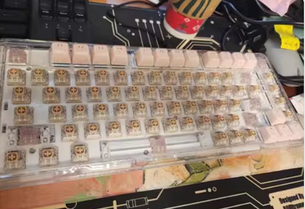 Kailh BOX Cloud Leopard Keyboard Switch Mechanical Keyboard 5pins Clic