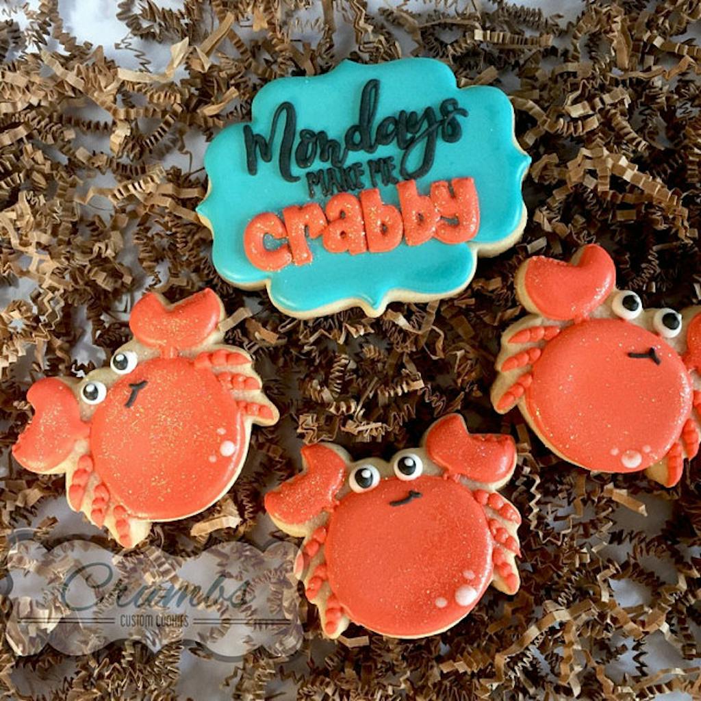 Crab Monogram Cookie Cutter – KaleidaCuts