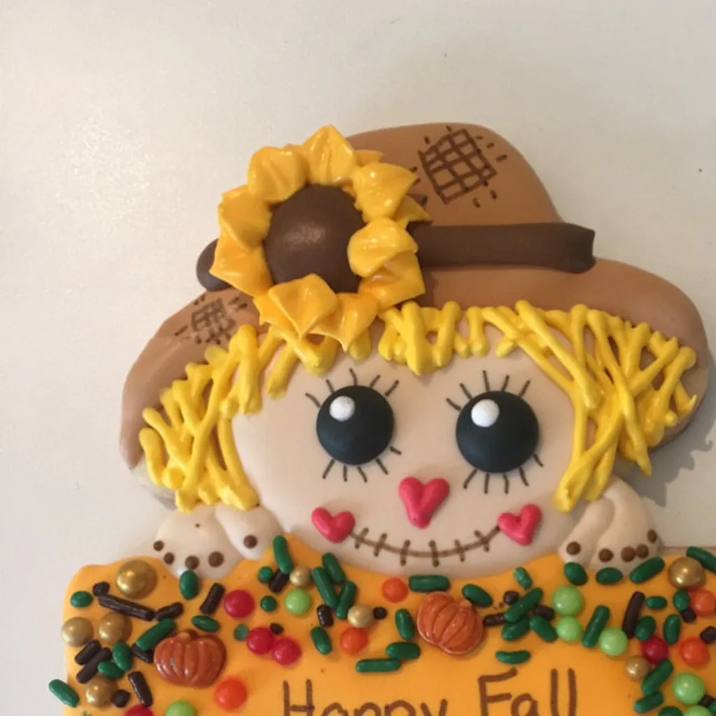 Scarecrow Plaque Cookie Cutter – KaleidaCuts