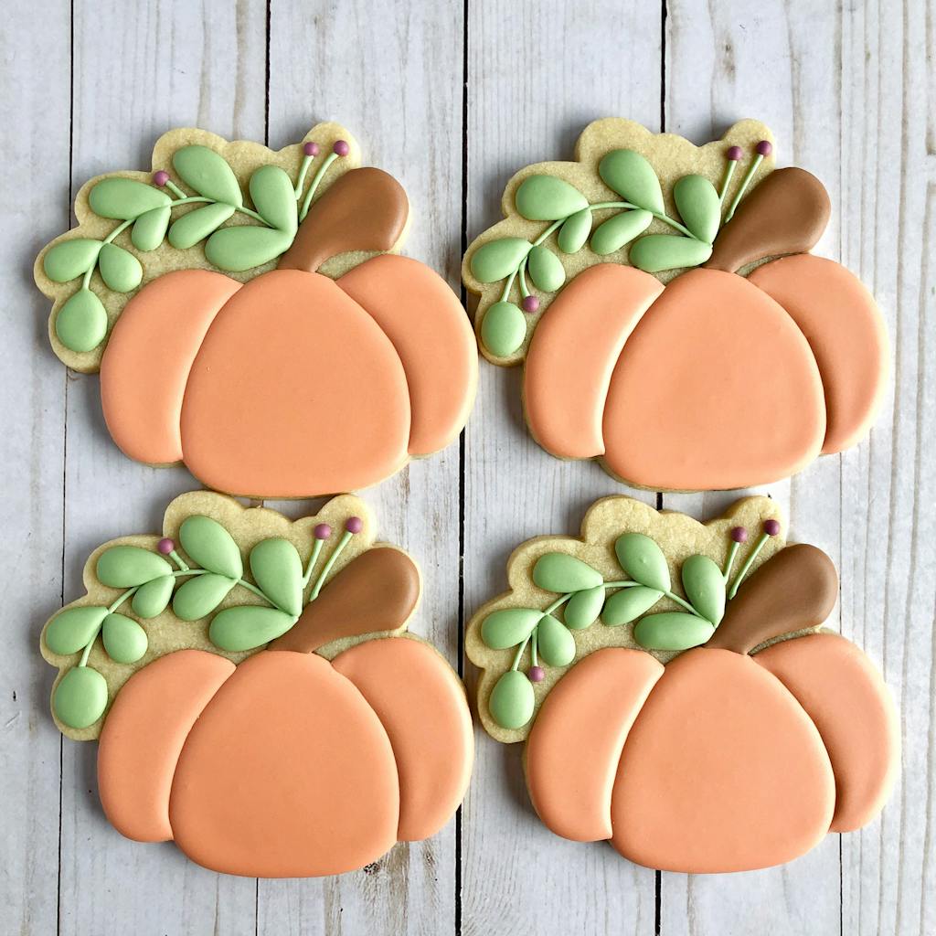 Floral Pumpkin 2 Cookie Cutter KaleidaCuts floral-pumpkin-2-cookie-cutter-kaleidacuts