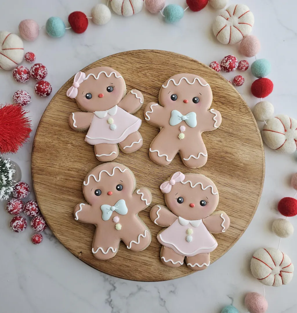 Gingy Village Girl Cookie Cutter – KaleidaCuts