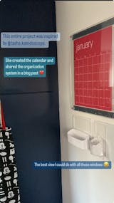 Reusable Large Wall Calendar in Navy Blue – Kaleidoscope Living Shop