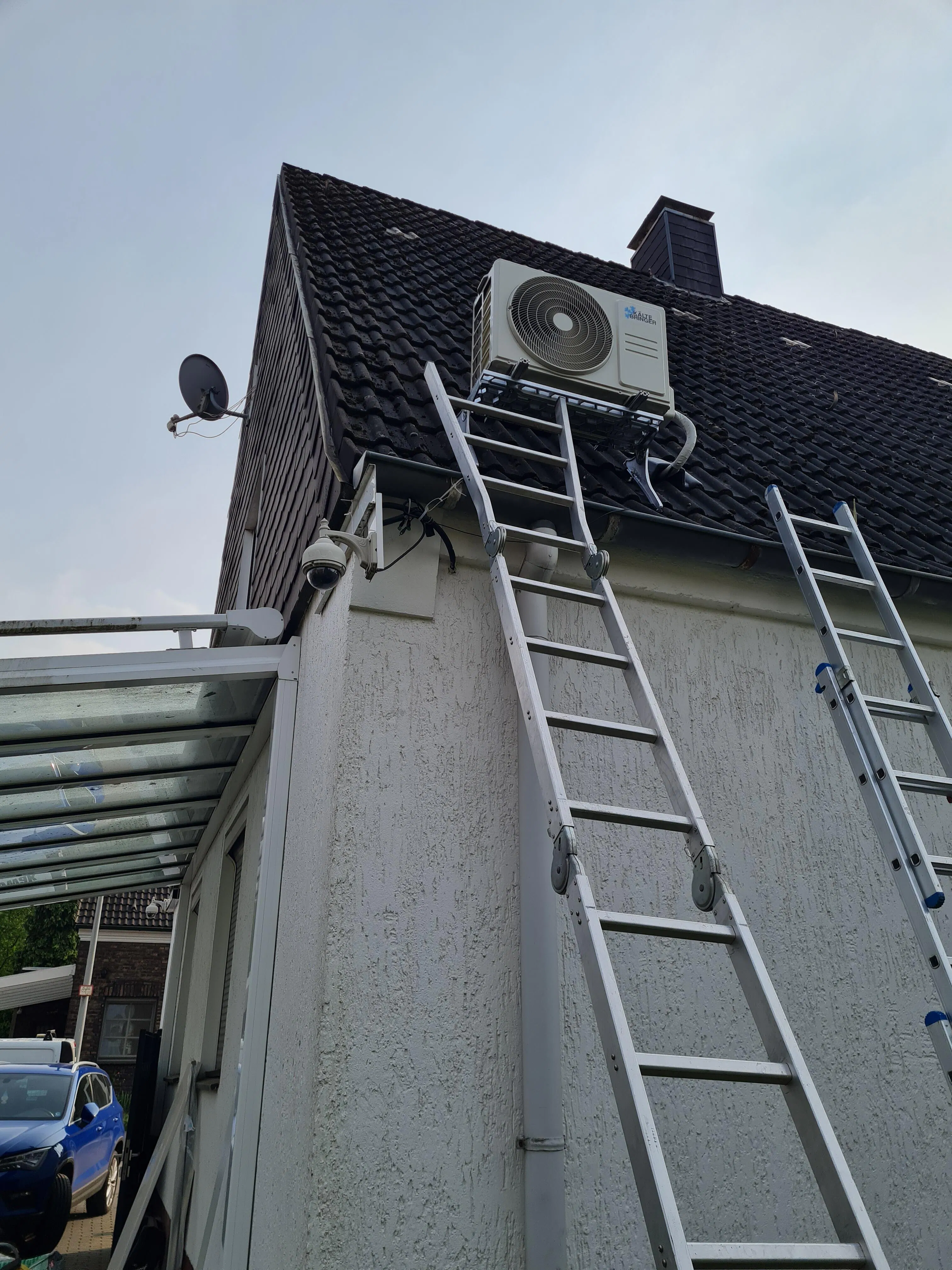Kältebringer® 1-15m Kältemittelleitung 1/4“ + 3/8" Montage-Set für Spl