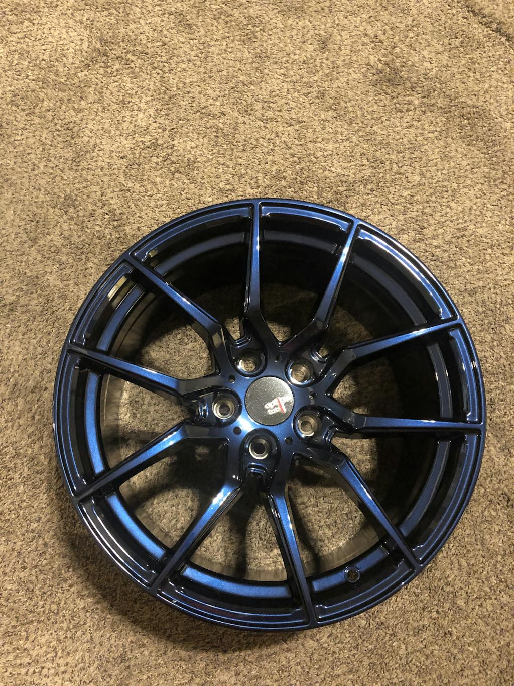Option Lab Midnight Blue R716 18x9.5 +35 5x114.3 15+ STI – KamiSpeed.com