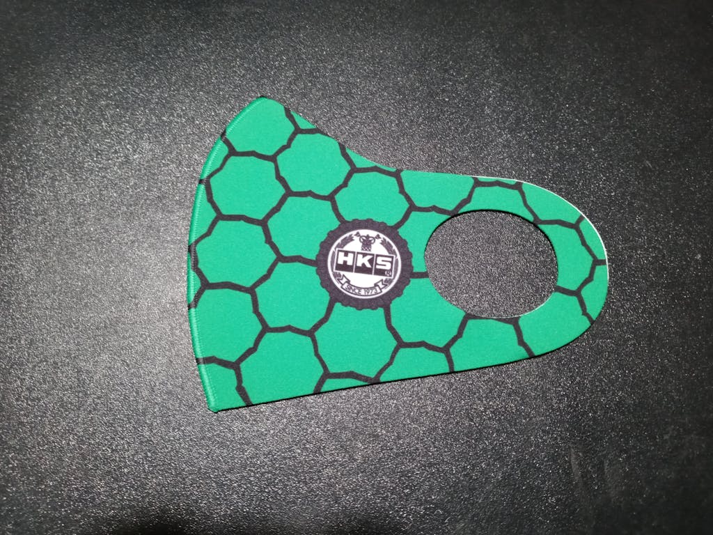 HKS SPF Green Graphic Face Mask (L) – KamiSpeed.com