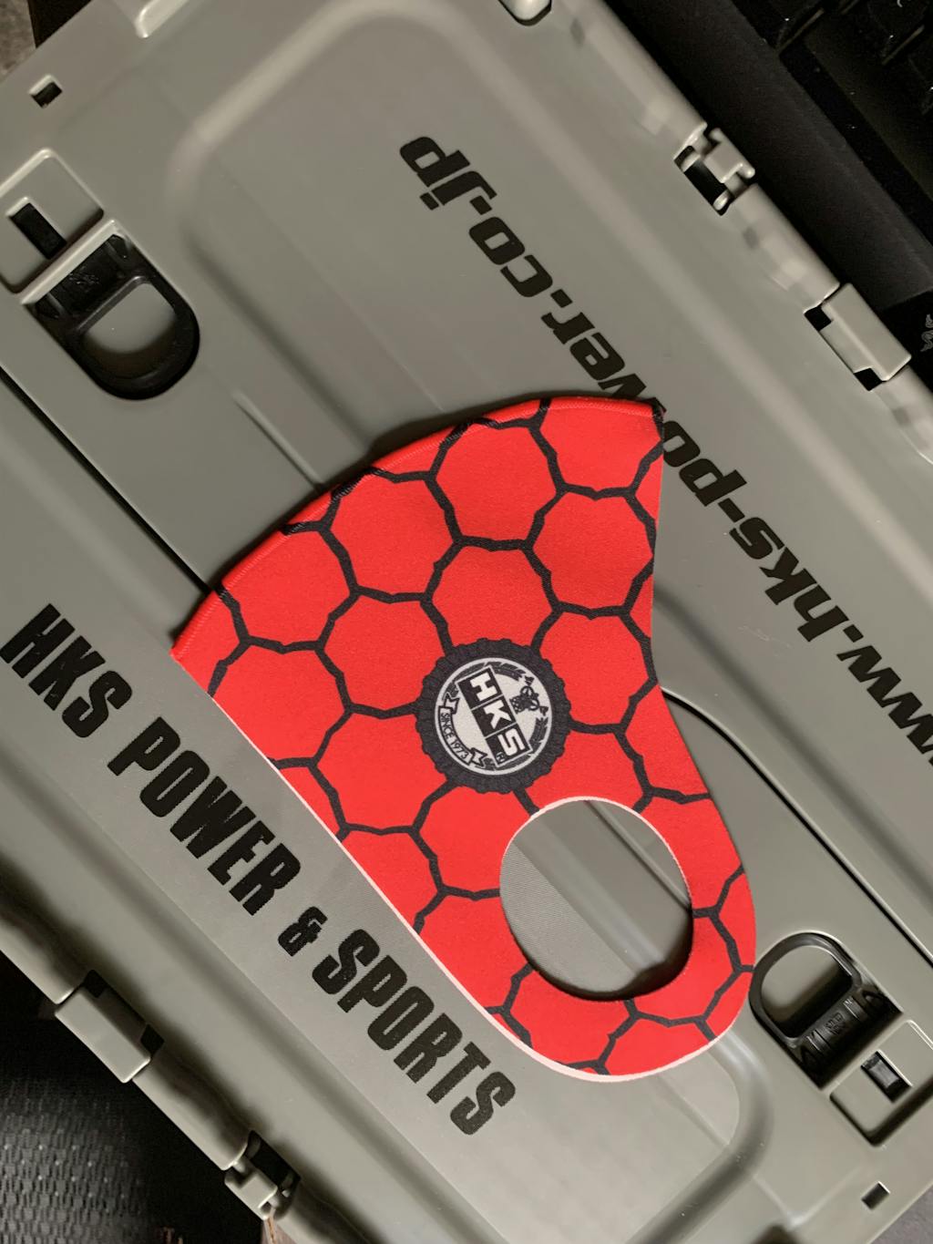 HKS SPF Red Graphic Face Mask (L) – KamiSpeed.com