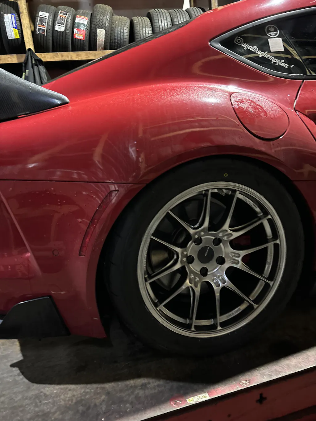 Enkei GTC02 Hyper Silver 18x10 +32 5x112 | 2020+ Supra GR (Rear ...