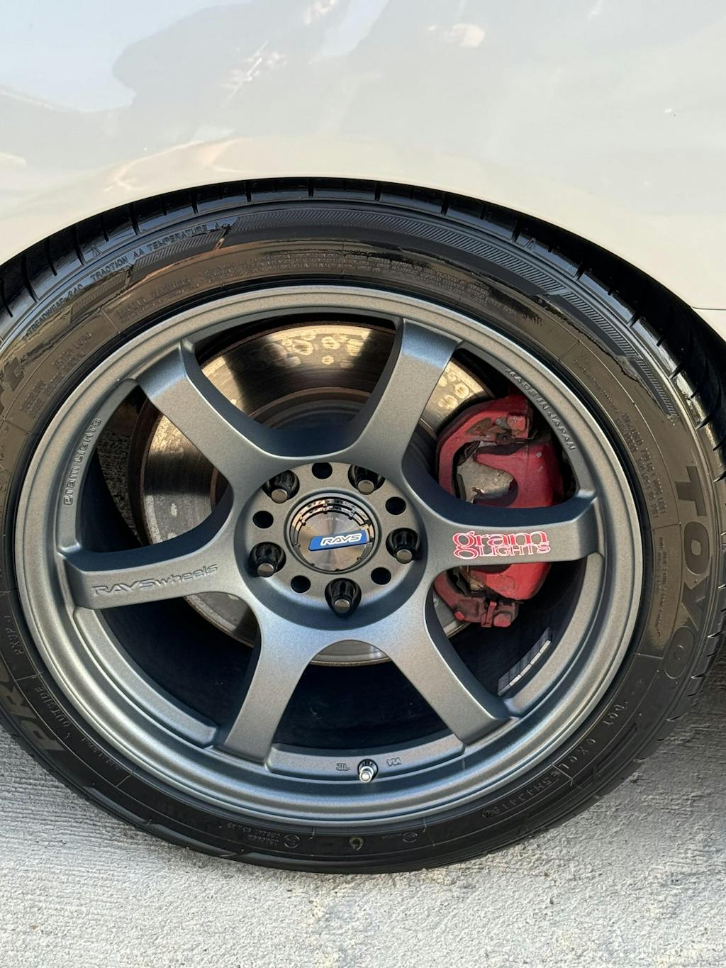 Gram Lights Red Wheel Spoke Sticker – KamiSpeed.com