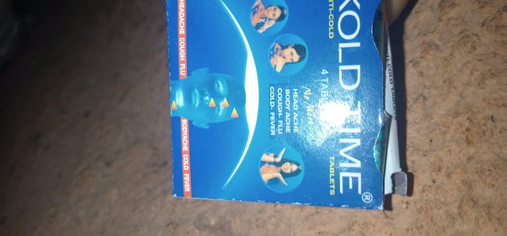 Kold Time Tablet blocked or runny nose sneezing and itchy or watery eyes