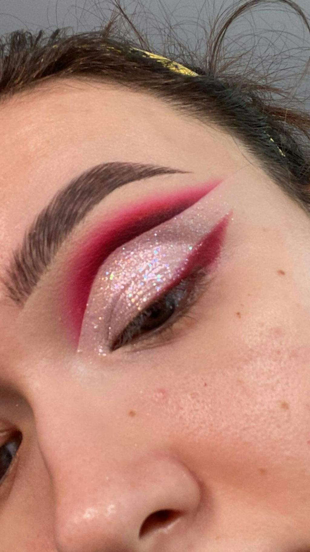 Pixie Magic Rainbow Glitter Eyeshadow Pot (Translucent White Sparkles ...