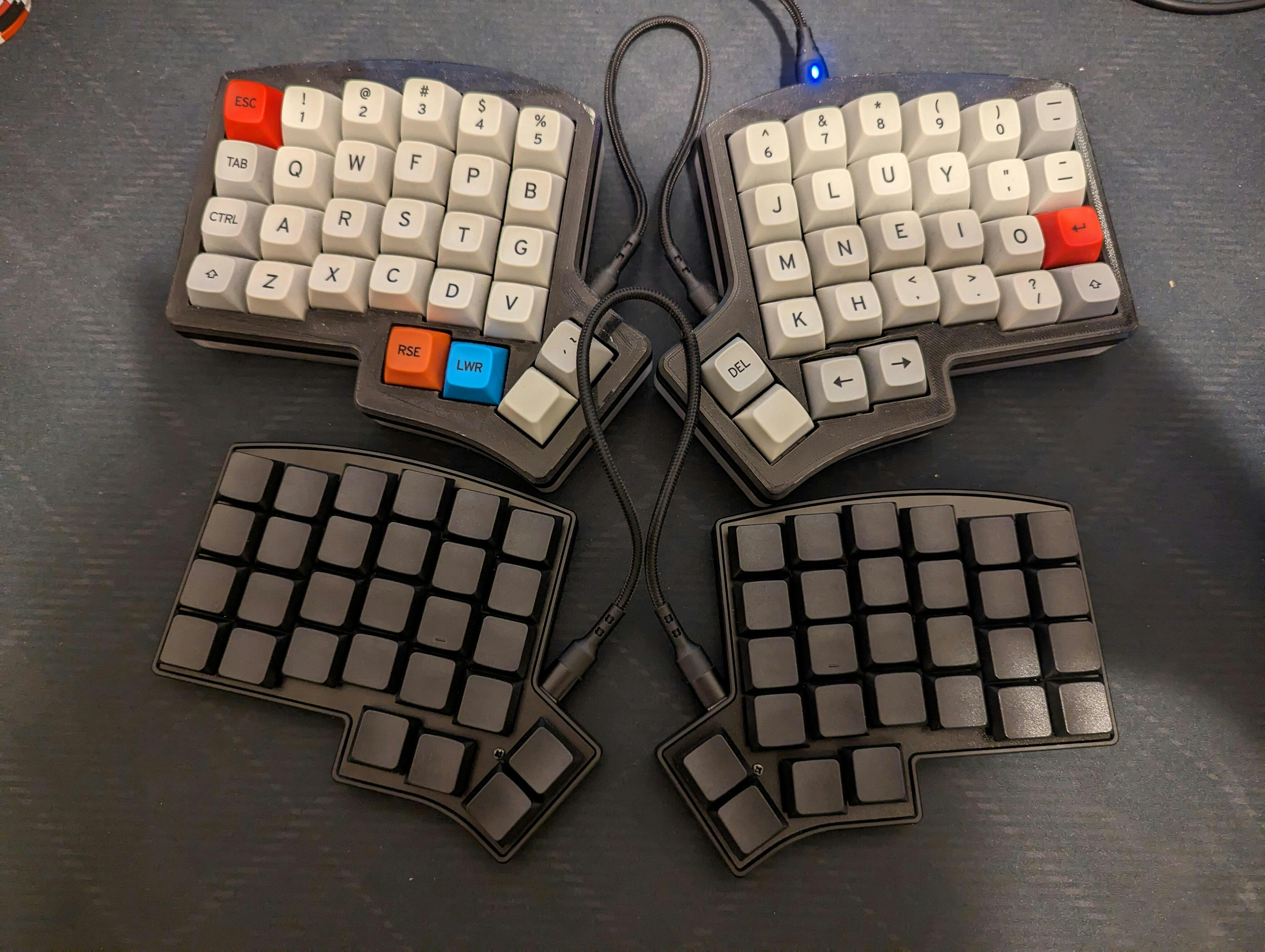 Iris CE - Low-Profile Split Ergonomic Keyboard (Pre-Built) – Keebio