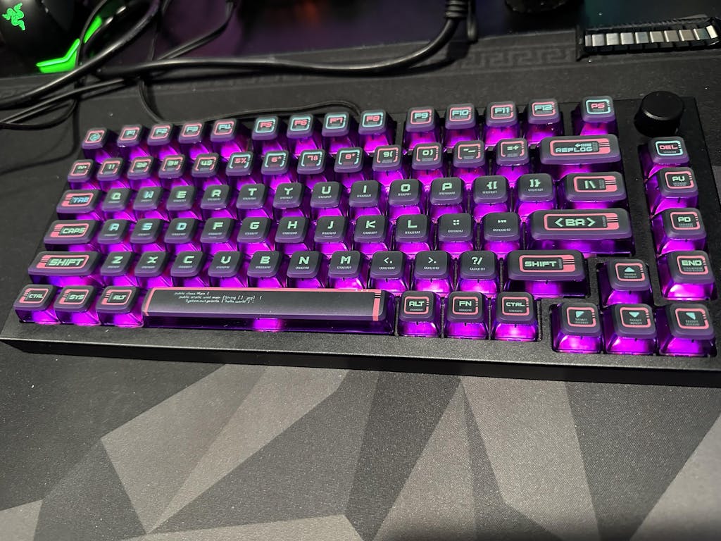 Piifox Cyber Keycaps