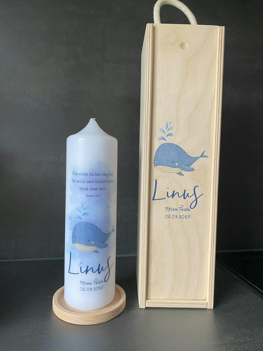 Kerzenbox aus Holz | Nachhaltige Verpackung