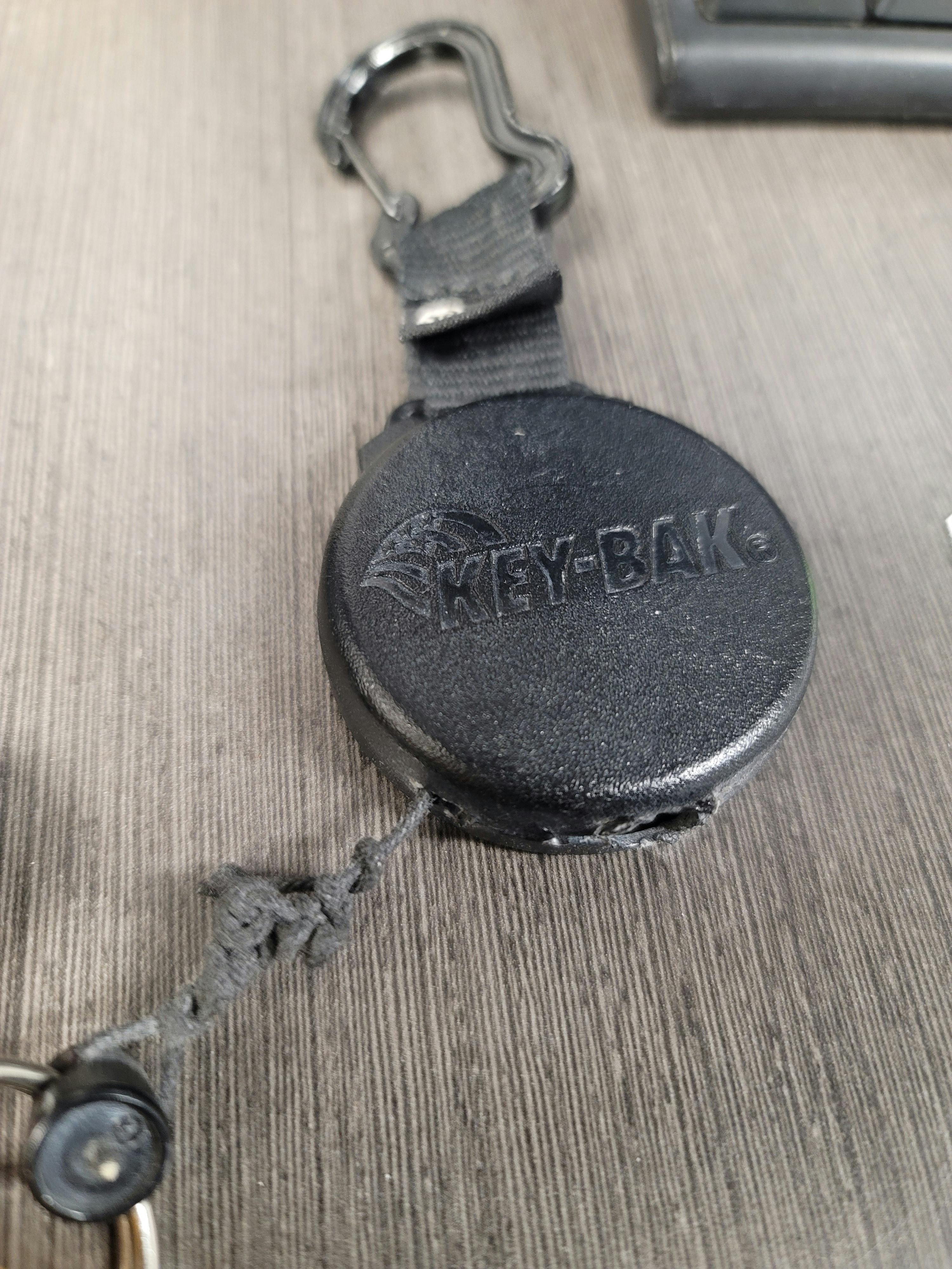 KEY-BAK SECURIT Heavy Duty Retractable Carabiner Keychain