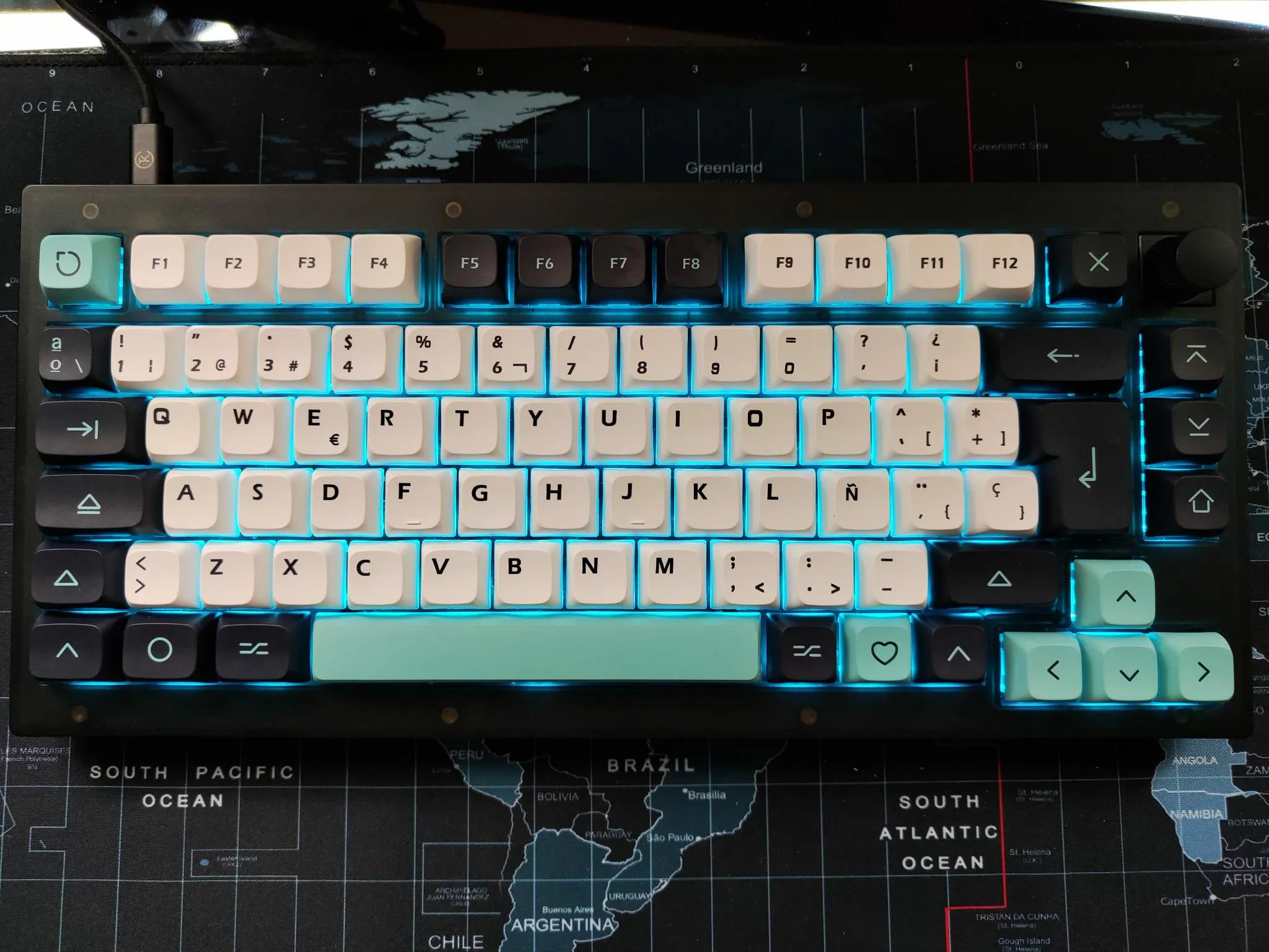 Keychron V1 QMK Custom Mechanical Keyboard ISO Layout Collection